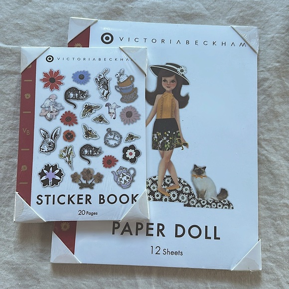 Victoria Beckham | Other | New Victoria Beckham 2 Sheet Paper Doll Book ...